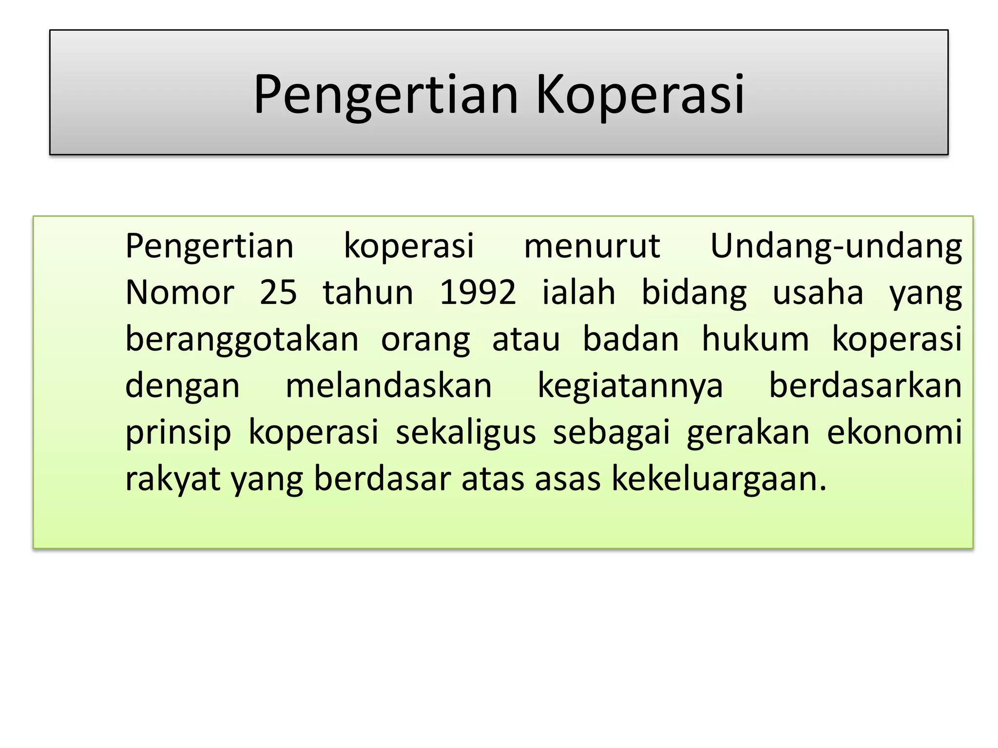 Ppt koperasi | PPTX