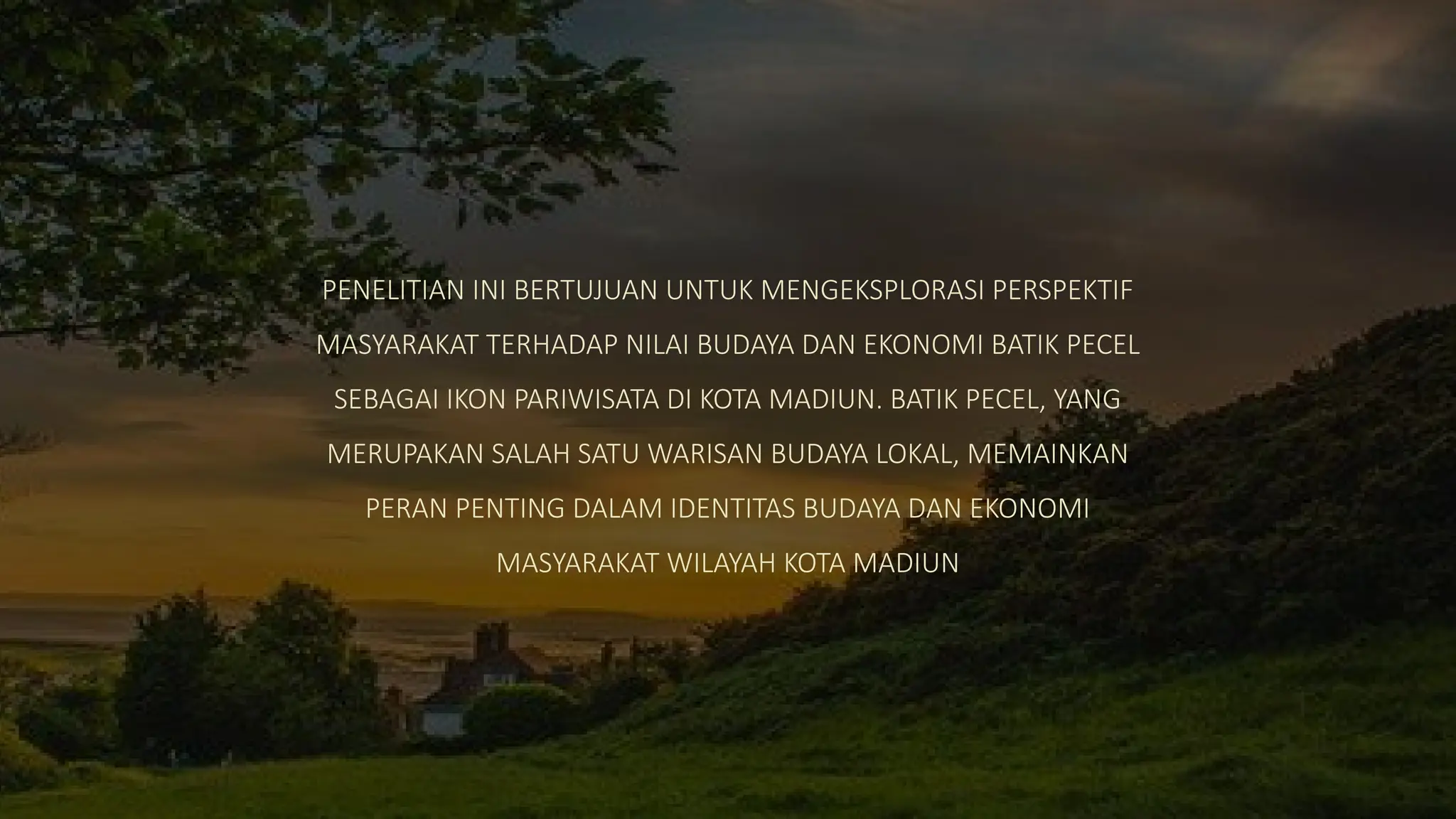PPT EVENT KREASI INDONESIA BATIK PECEL MADIUN | PPT