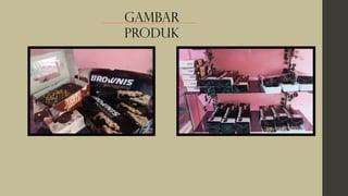 Business Model Canvas Produk Brownies Panggang | PPTX