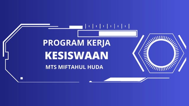 contoh PPT Kesiswaan tentang program sekolah | PPTX