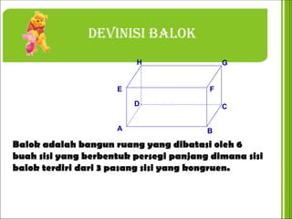 Power point tentang materi matematika yaitu kubus dan balok | PPT