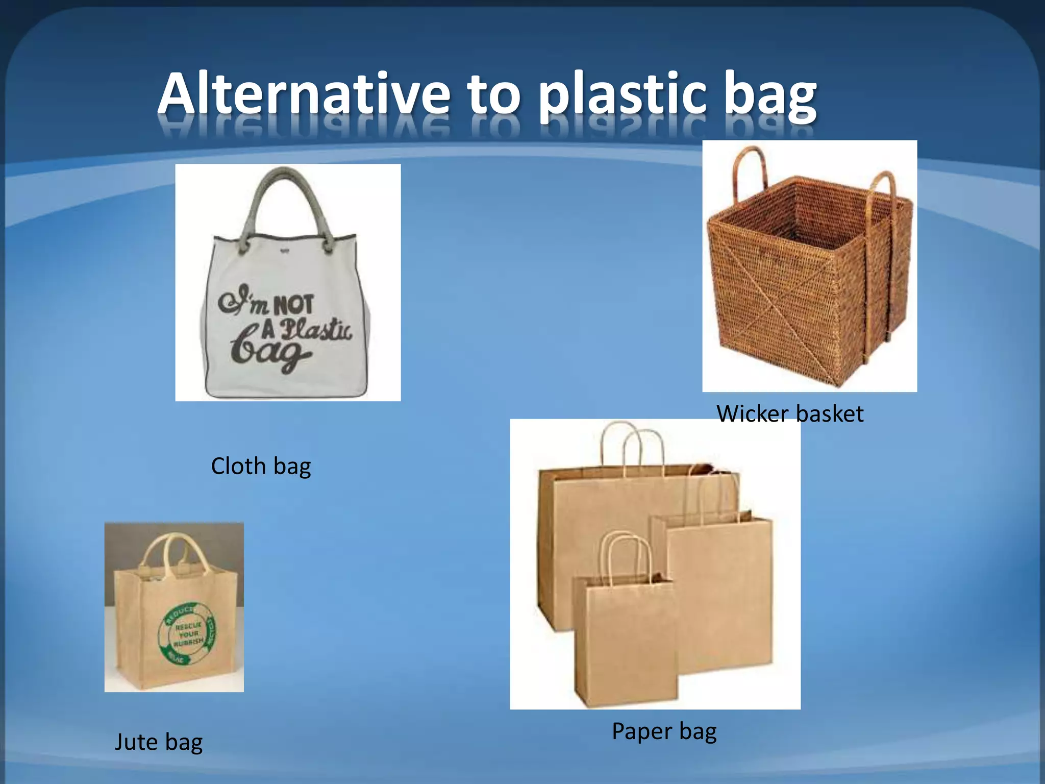 alternatives to plastic | PPTX
