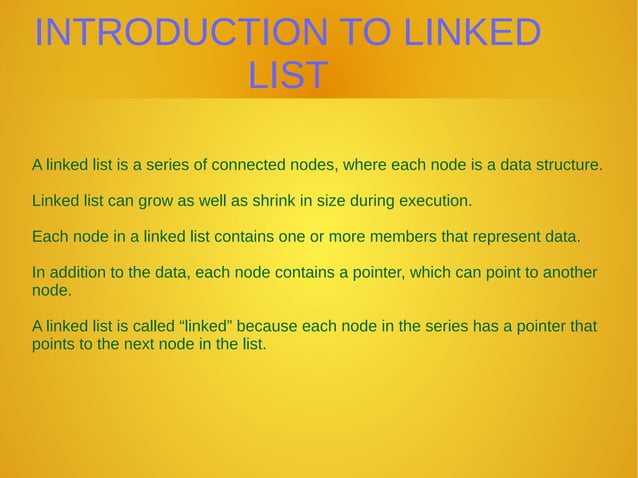 Linked List | PPT