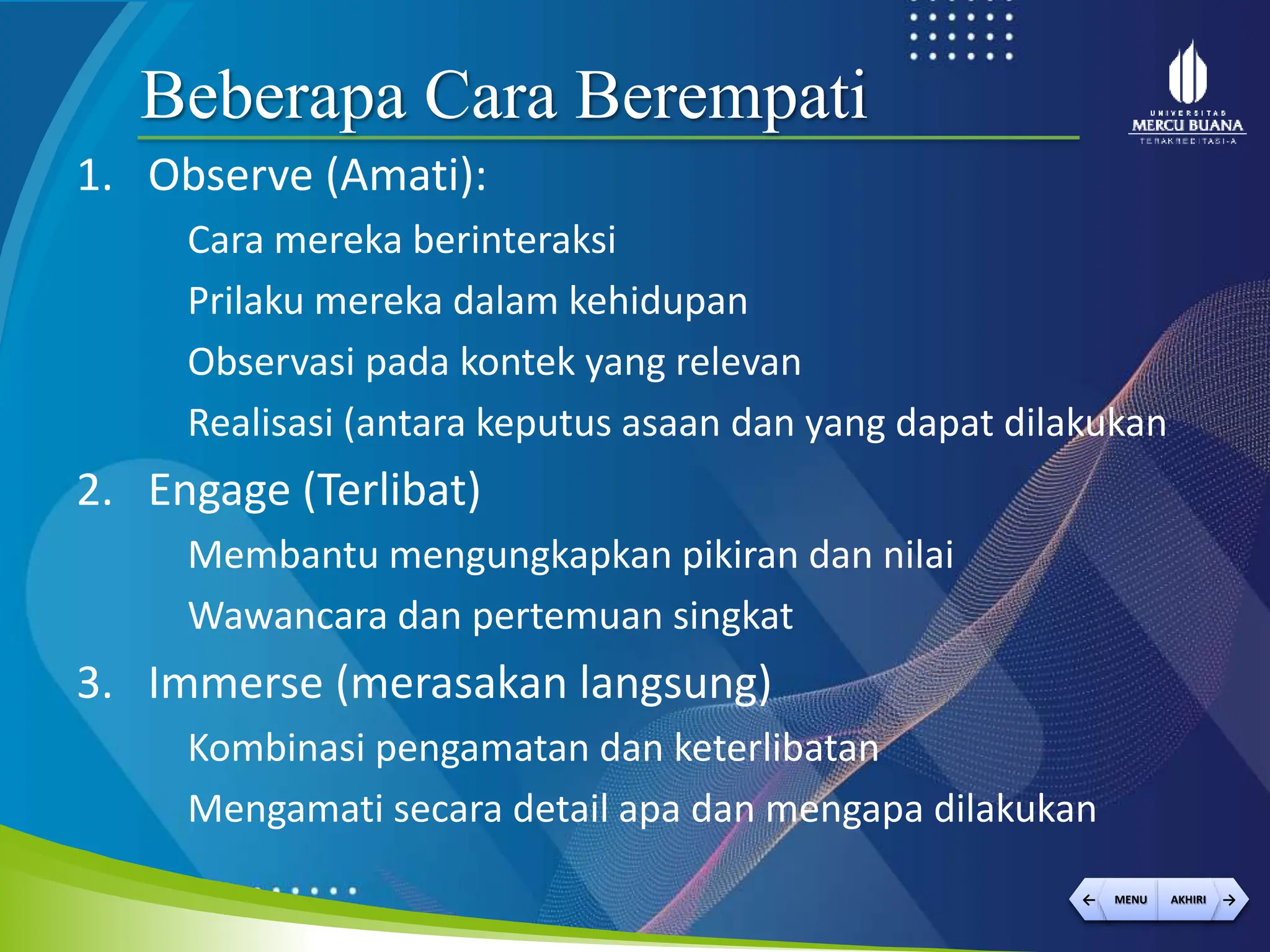 Empathy langkah pertama dalam Design Thinking | PPTX