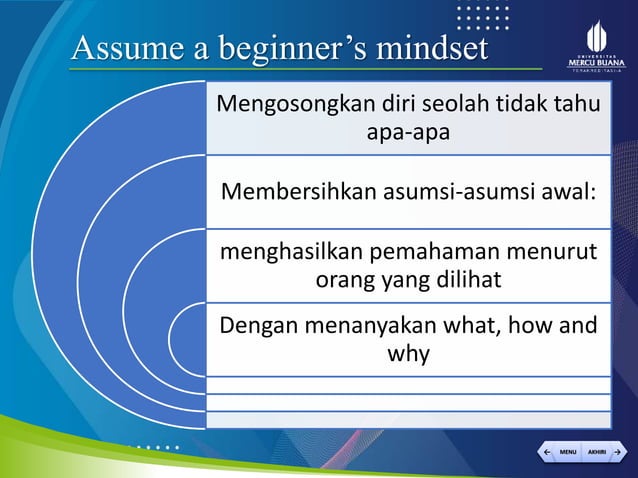 Empathy langkah pertama dalam Design Thinking | PPTX