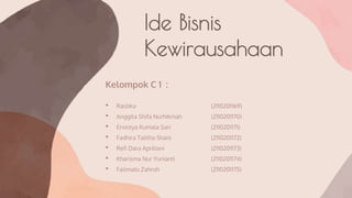 ppt kwu- Ide bisnis kewirausahaan | PPTX