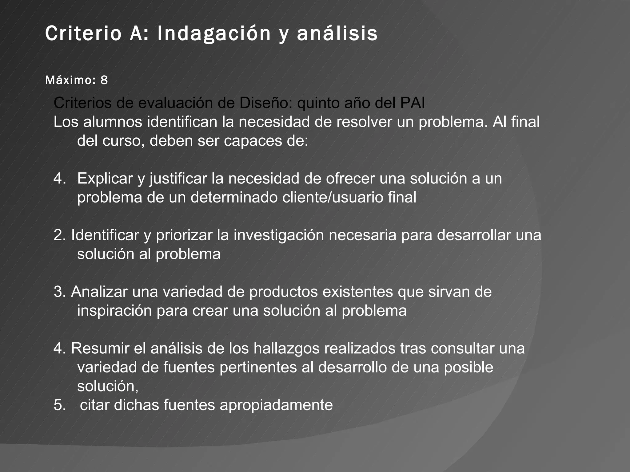 The MYP design cycle | PPT