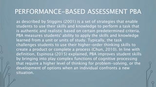Languange assessment principles and classroom practices | PPT