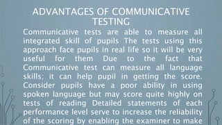 Languange assessment principles and classroom practices | PPT