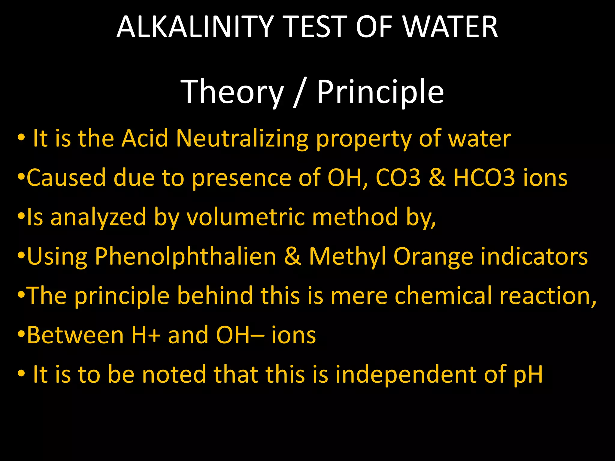 Environmental Engineering Practical Series - Alkalinity Test of Water ...