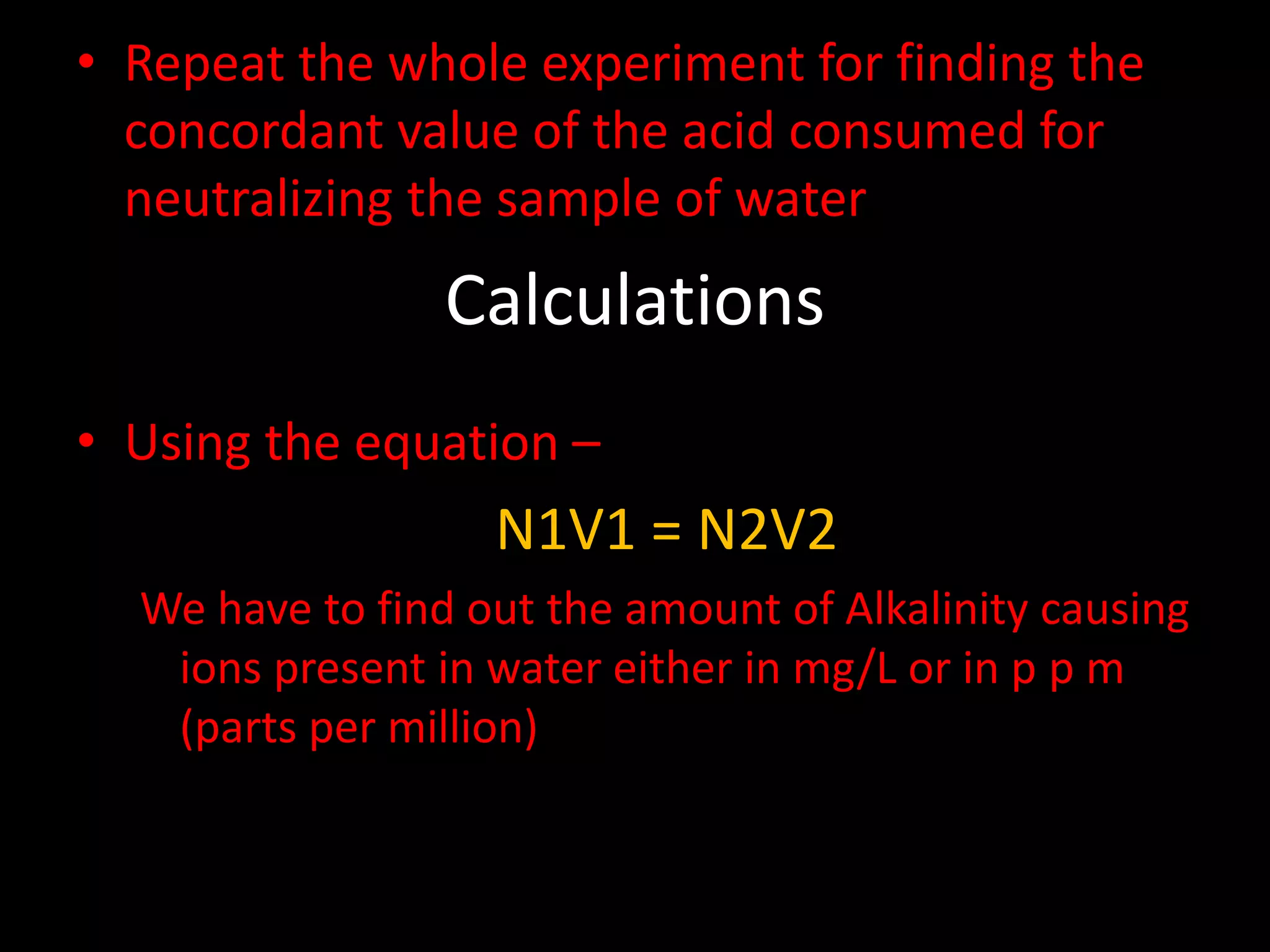 Environmental Engineering Practical Series - Alkalinity Test of Water ...