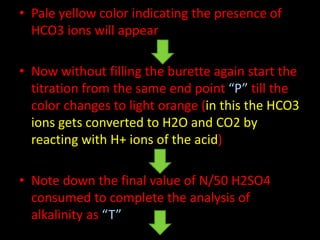 Environmental Engineering Practical Series - Alkalinity Test of Water ...