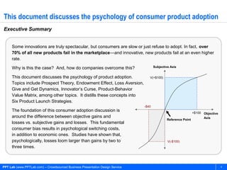 Psychology of Consumer Product Adoption | PPT
