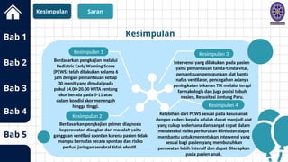 Pediatric Early Warning score KIA NERS UDAYANA | PPTX
