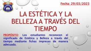 PPT LA ESTÉTICA Y LA BELLEZA A TRAVÉS DEL TIEMPO.pptx