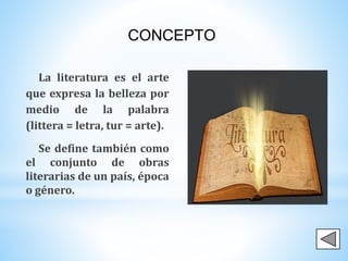 La literatura | PPTX