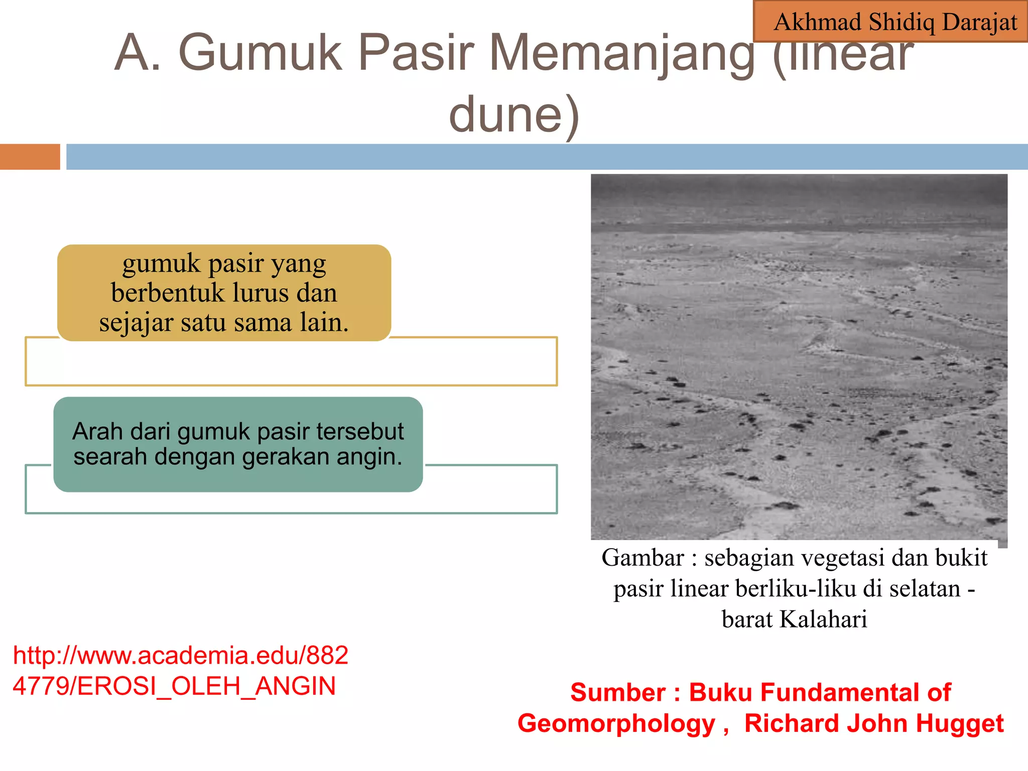 Ppt landform oleh angin (kelompok 6) | PPTX