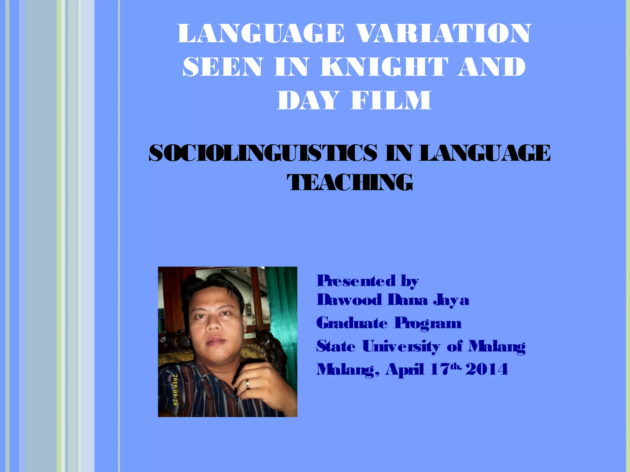 Ppt language variation | PPT
