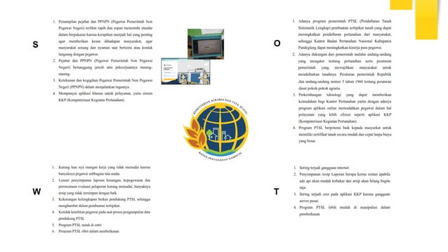 CONTOH PPT LAPORAN MAGANG BERJUDUL : PROSES PELAKSANAAN PENDAFTARAN TANAH SISTEMATIS LENGKAP ...