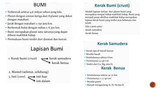 lapisan bumi datar yang menjulur kemubi itu | PPTX