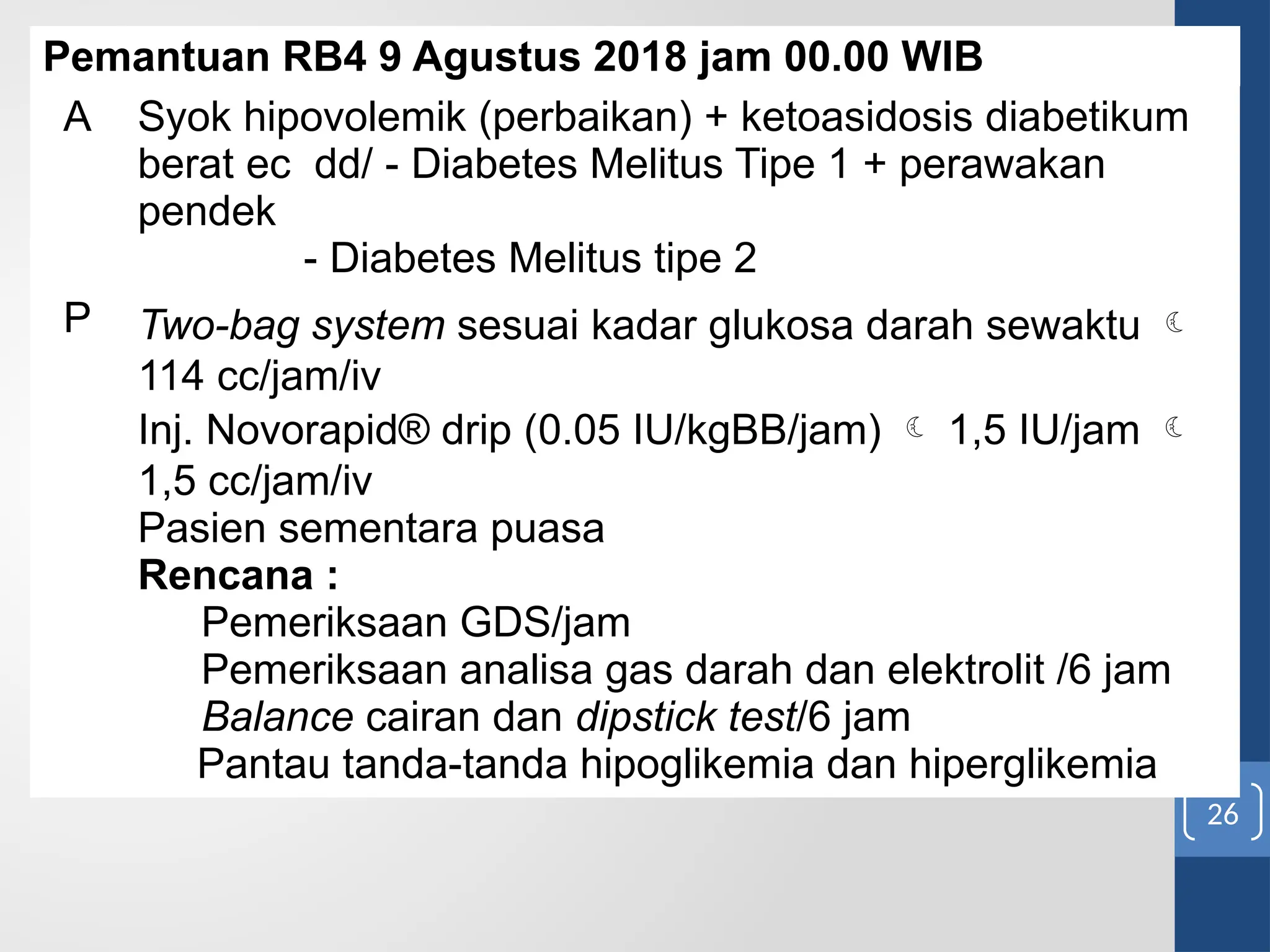 PPT Laporan Kasus 1 Ketoasidosis Diabetikum Berat - Rizki Aryo Wicaksono ROO | PPTX