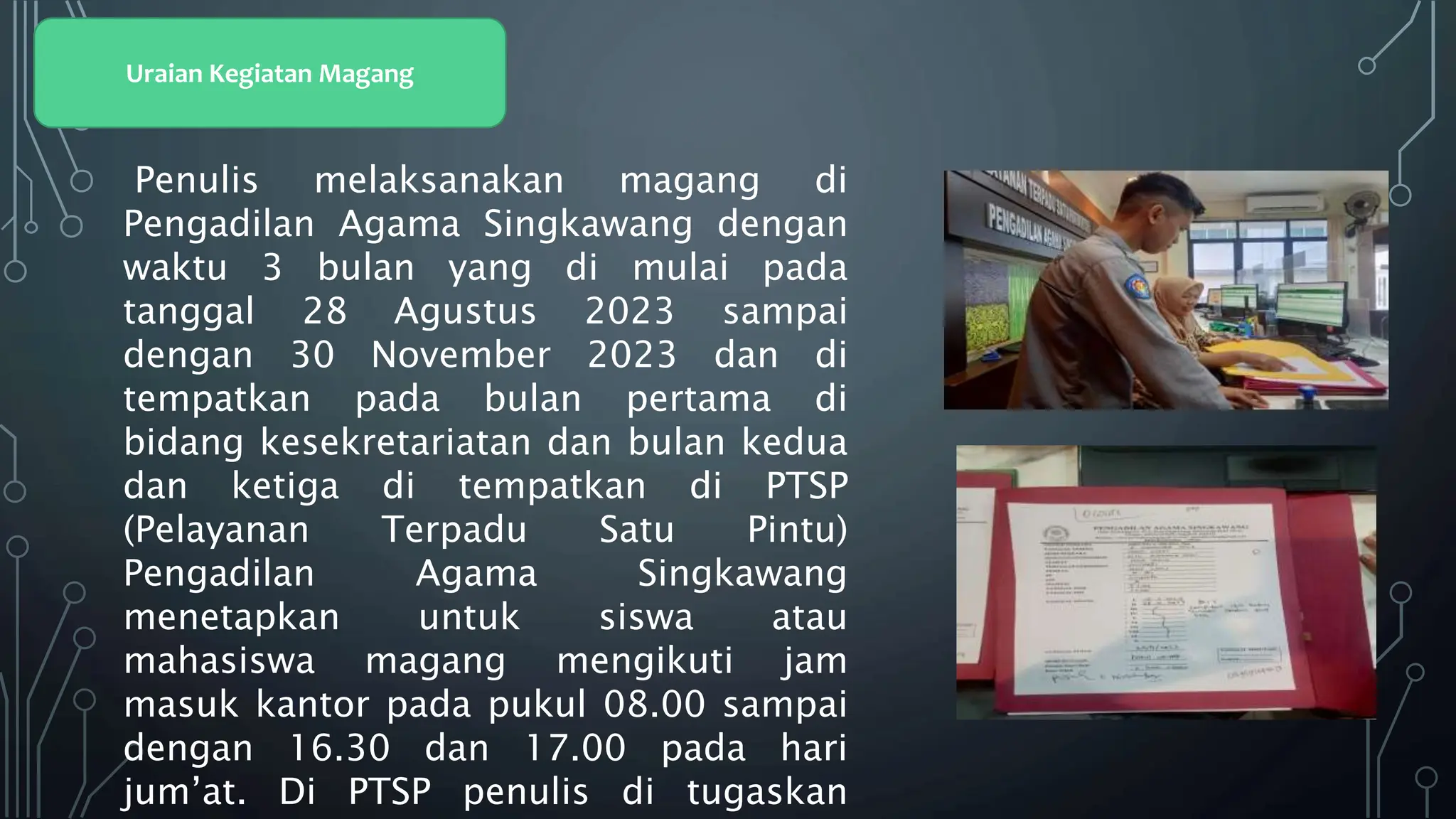 PPT LAPORAN MAGANG INDUSTRI POLITEKNIK NEGERI SAMBAS | PPTX
