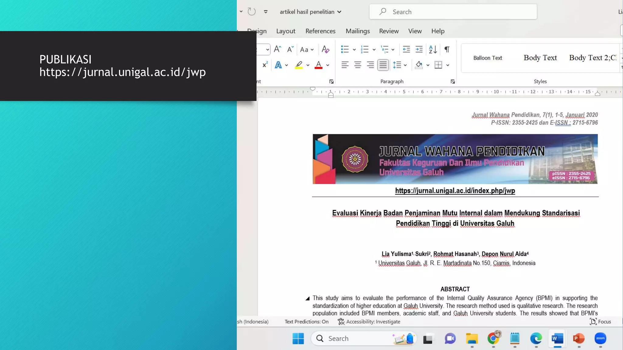LAPORAN PENELITIAN PERENCANAAN DAN STANDARISASI PENDIDIKAN.pptx