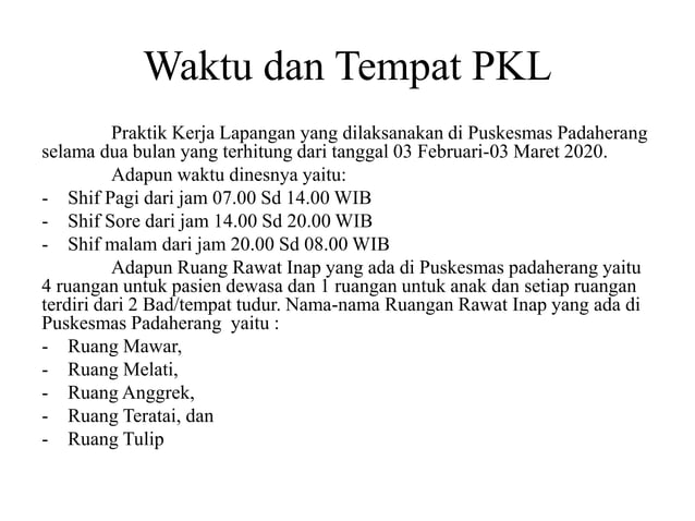 PPT Laporan Sidang PKL Sekolah Menengah Kejuruan | PPTX