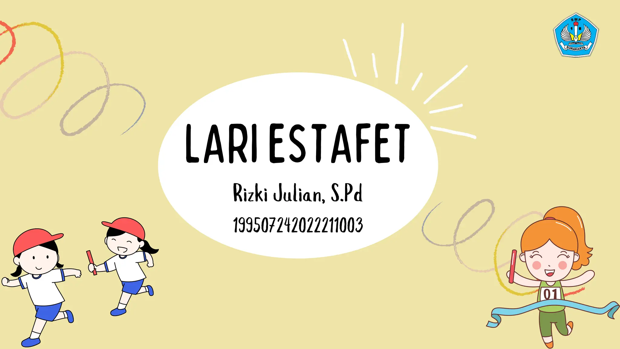 Powerpoint Lari Estafet untuk Sekolah Menengah Pertama | PPT