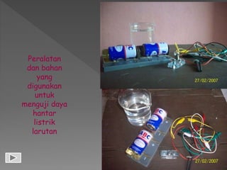 PPT LARUTAN ELEKTROLIT untuk kelas X di kurikulum merdeka | PPTX