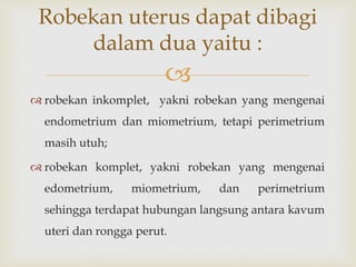 ppt laserasi jalan lahir keperawatan maternitas | PPTX