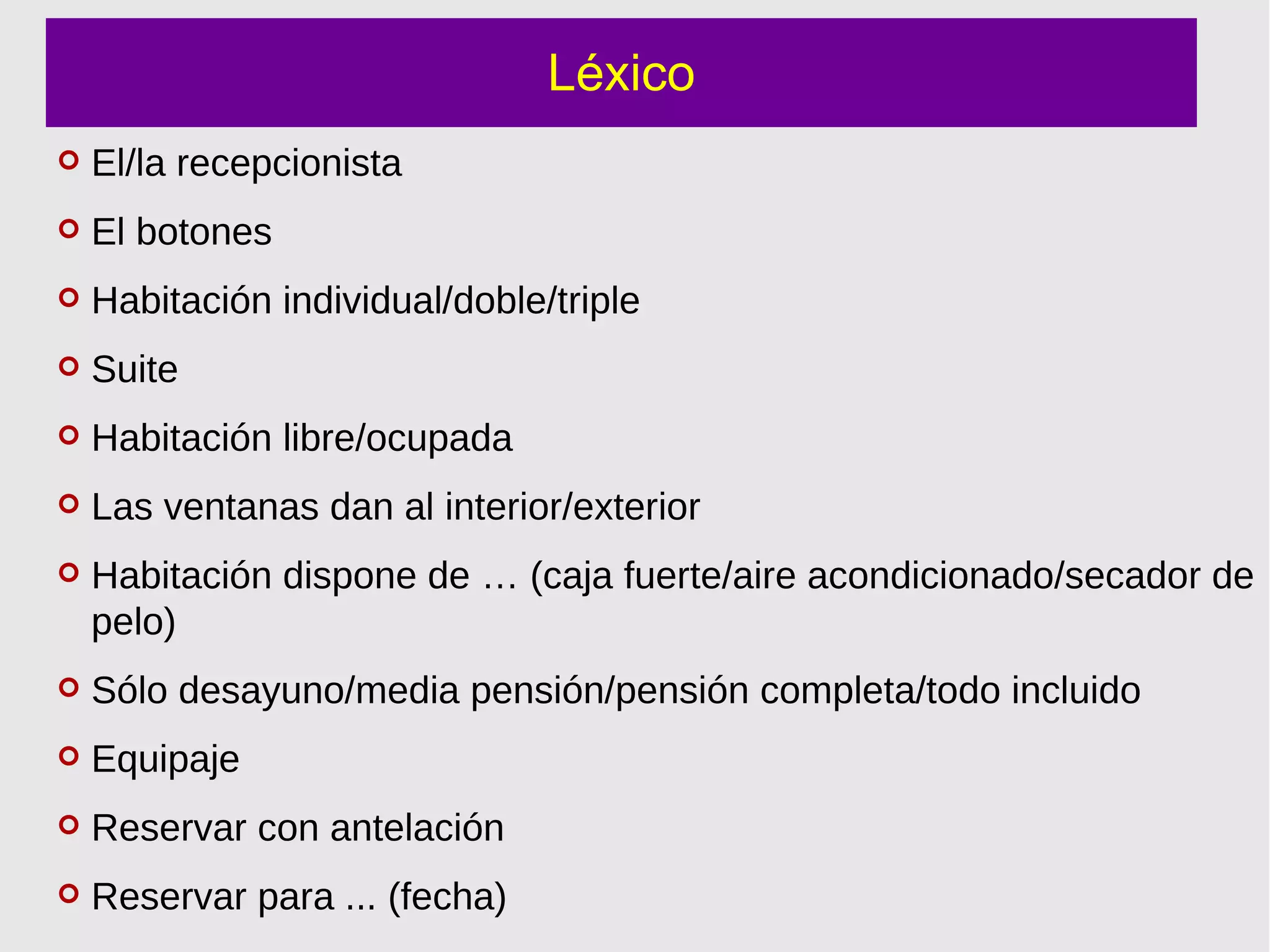 Ppt laurence reservar una habitacion | PPT