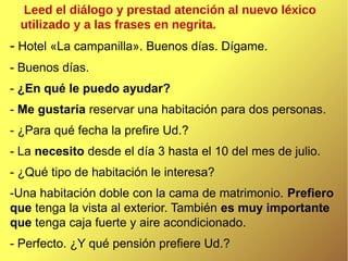 Ppt laurence reservar una habitacion | PDF