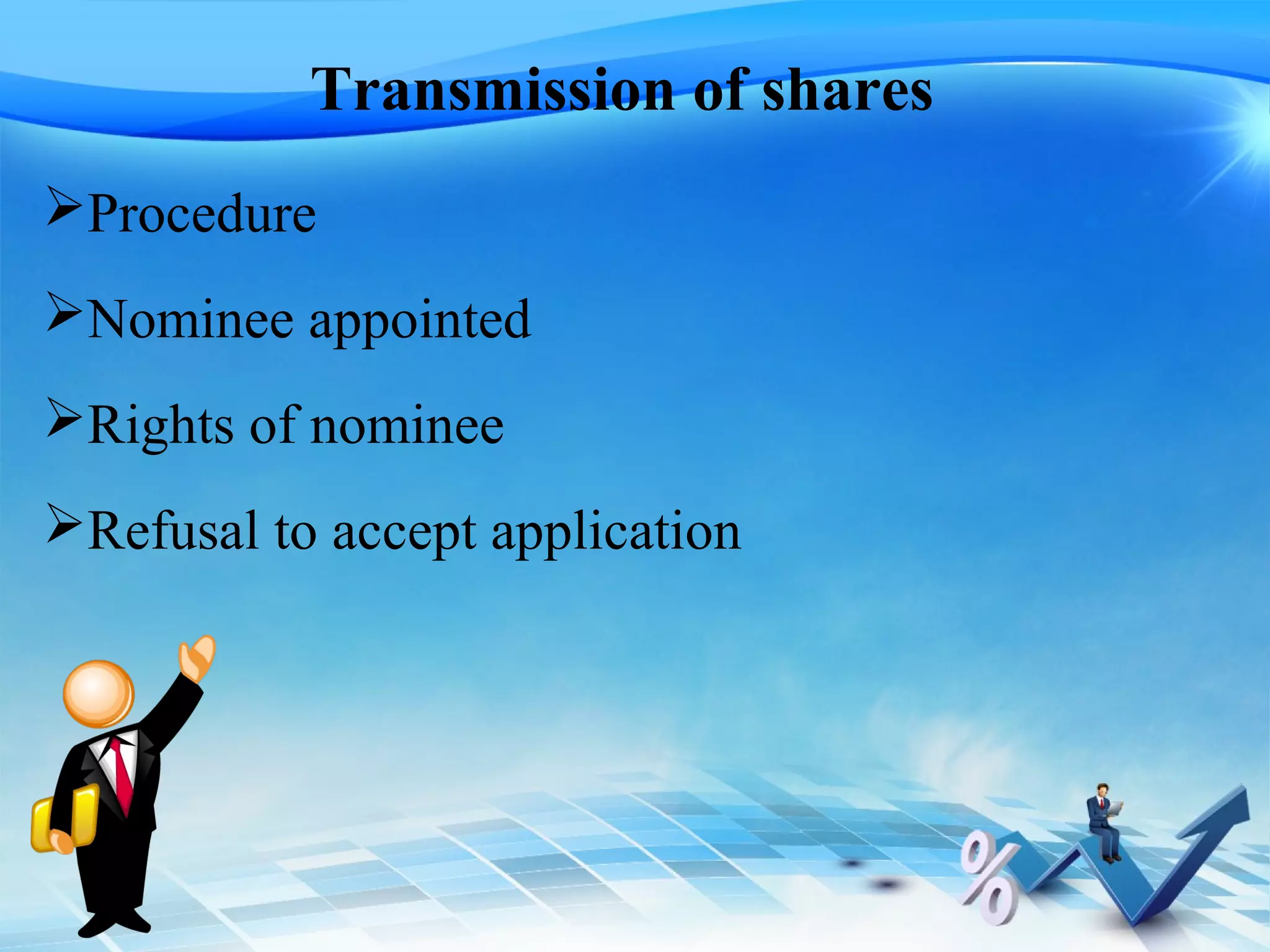 Transfer of share and debenture | PPT