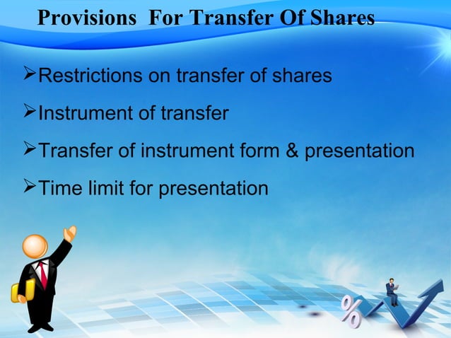 Transfer of share and debenture | PPT