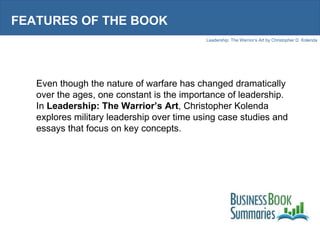 Leadership: The Warrior's Art | PPT
