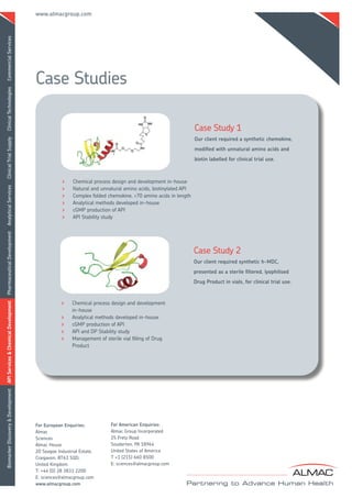 Peptide & Protein Capabilities | PDF