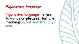 Dancing Poinciana, Figurative Languages | PPTX