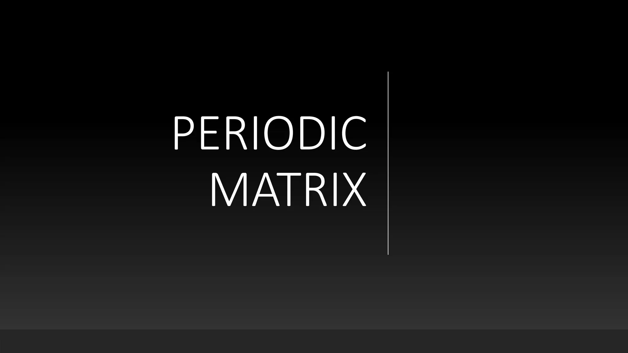 TYPES OF SPECIAL SQUARE MATRIX | PPTX