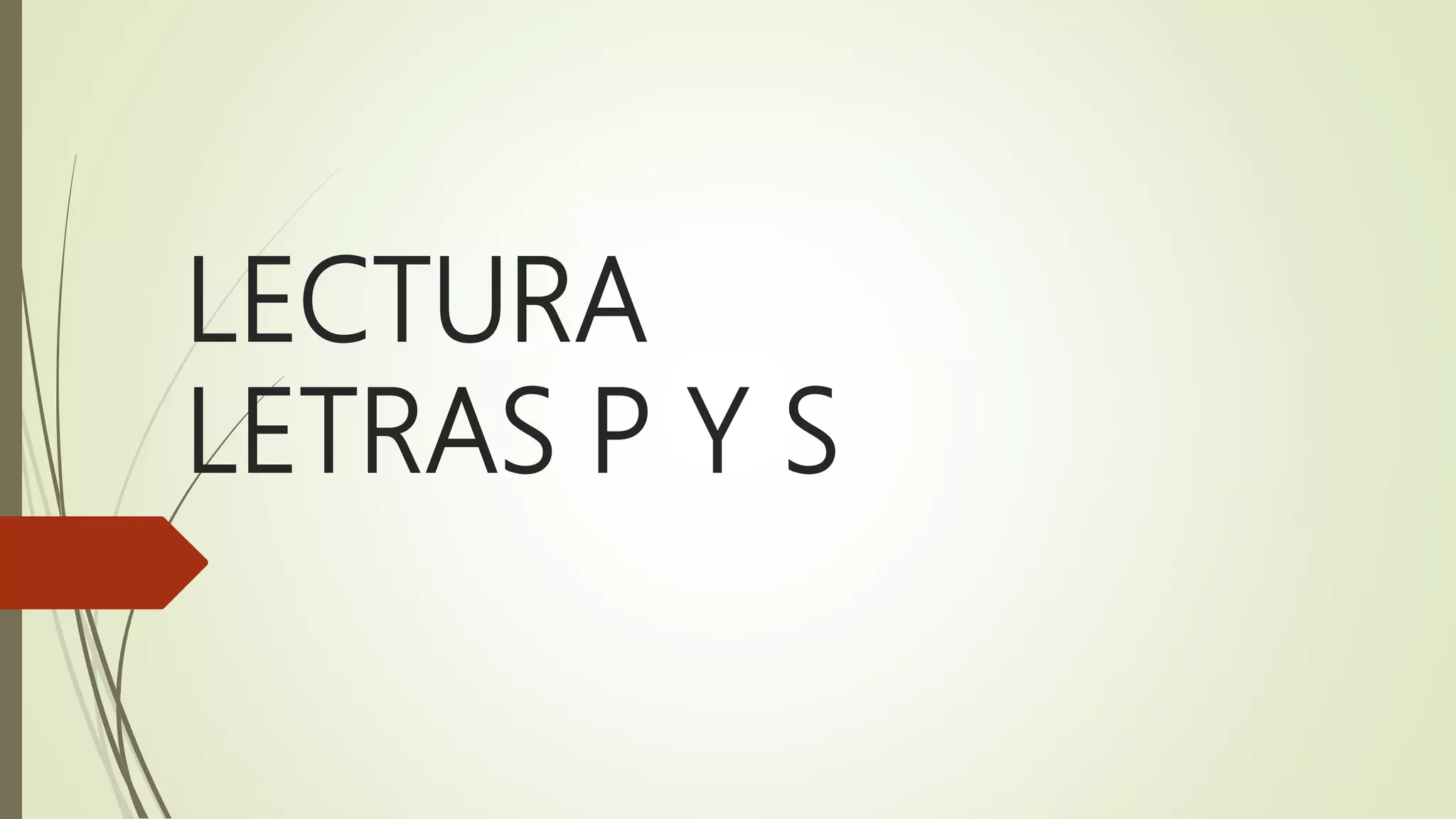 Ppt lectura de silabas y palabras py s | PPT