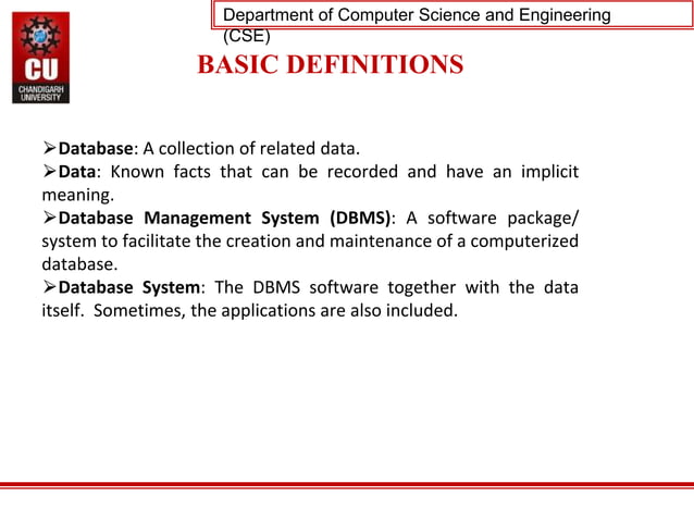 Ppt Lecture 1 1 And 1 2 Database Concepts And Database System Architecture 1 Pptx