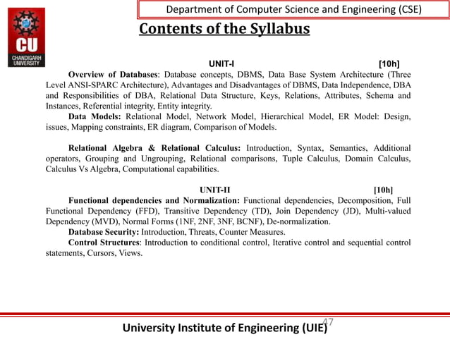 Ppt Lecture 11 And 12database Concepts And Database System 5956