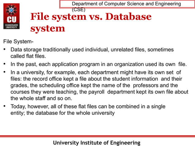 Ppt Lecture 1 1 And 1 2 Database Concepts And Database System Architecture 1 Pptx