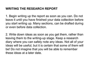 PPT LECTURE ON REPORT WRITING .ppt
