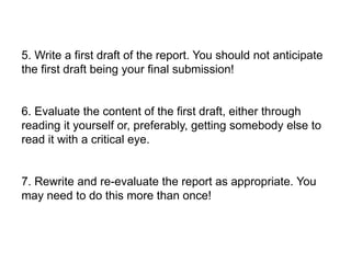 PPT LECTURE ON REPORT WRITING .ppt