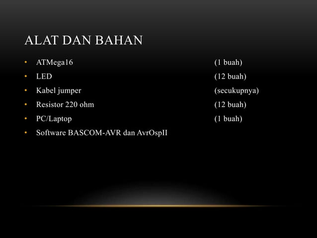 Ppt led berjalan | PPT
