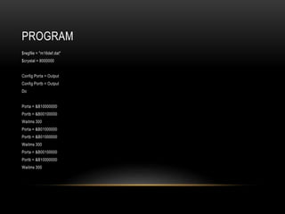 Ppt led berjalan | PPTX