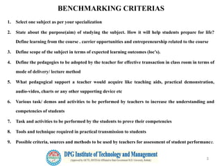 PPT mathematical BENCHMARKING for educating | PPT