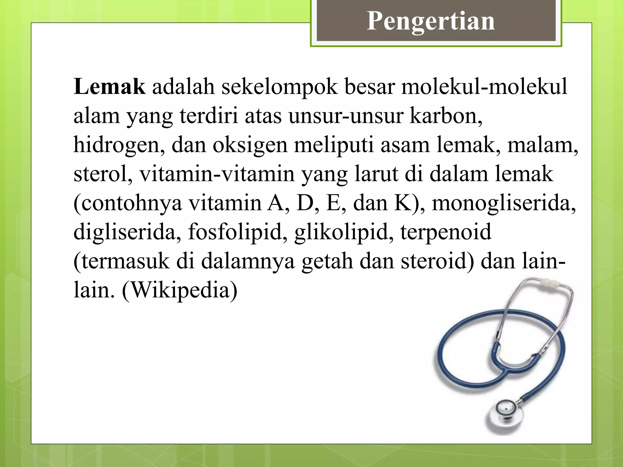 Ppt lemak | PPTX
