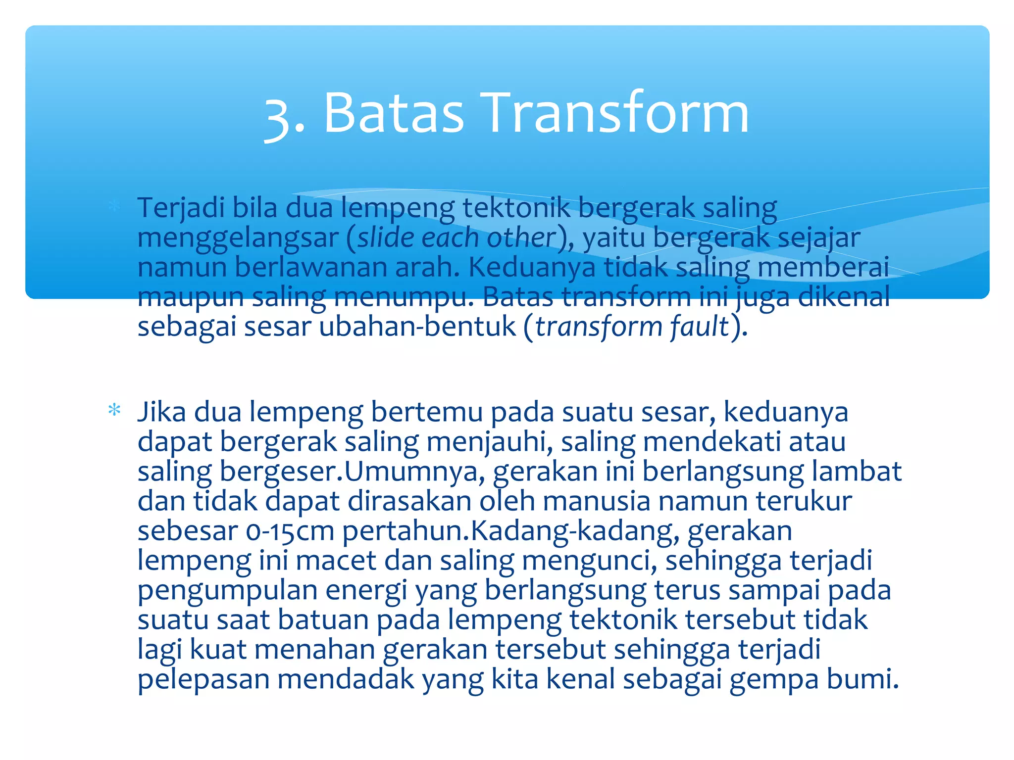Ppt lempeng tektonik2003 | PPT
